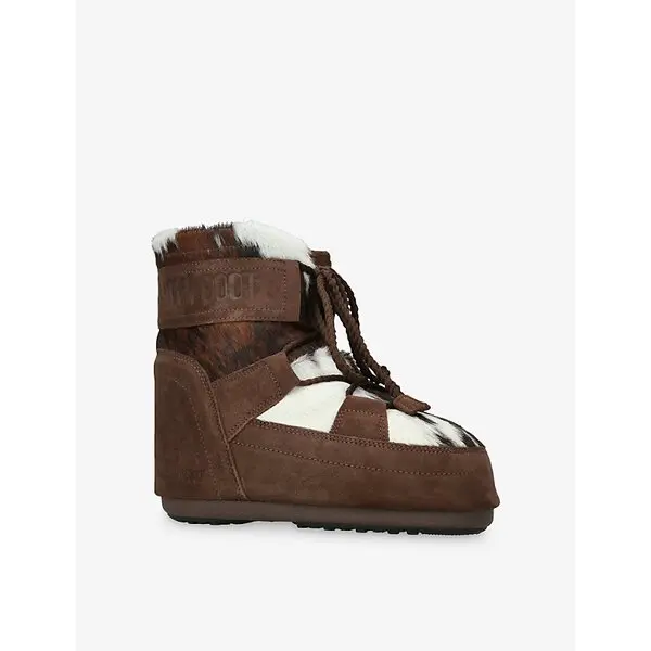 Moon Boot Icon Low Archive 1985 Cowhide Leather Snow Boots