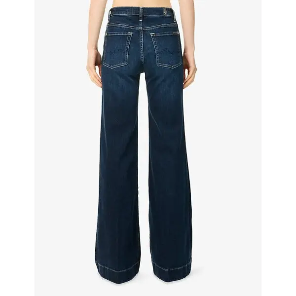 7 For All Mankind Modern Dojo Flared-leg Stretch-denim Jeans