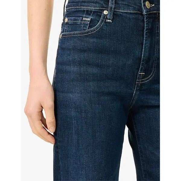 7 For All Mankind Modern Dojo Flared-leg Stretch-denim Jeans