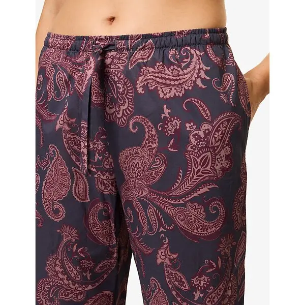 Derek Rose Ledbury Paisley-print Cotton Pyjama Set