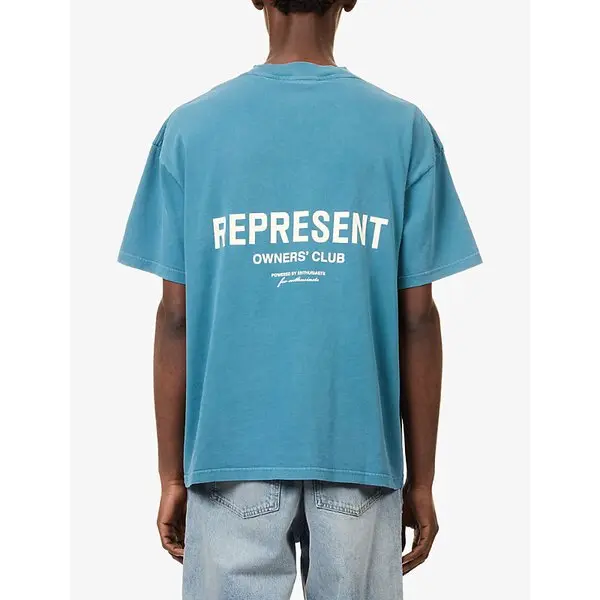 REPRESENT Owners Club Logo-print Cotton T-shirt