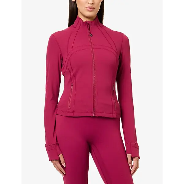 Lululemon Define Nulu™ Cropped Stretch-woven Jacket - Raspberry Rave