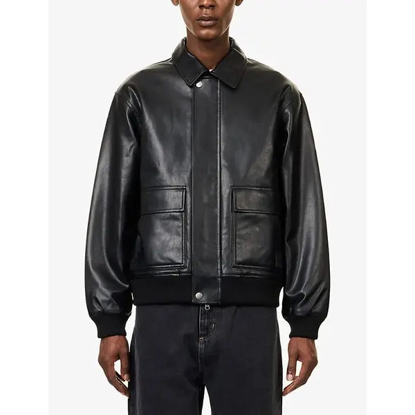 Carhartt Work In Progress Arizona Faux-leather Jacket