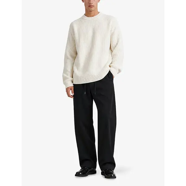 The Kooples Crewneck Relaxed-fit Merino-wool Jumper