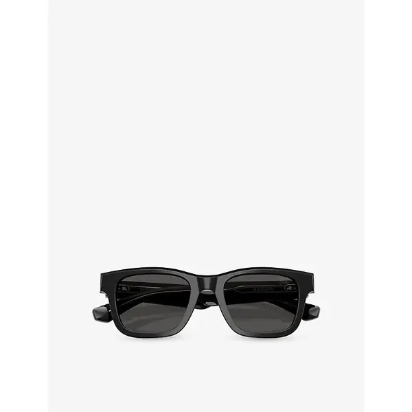 Burberry Be4504 Rectangle-frame Acetate Sunglasses