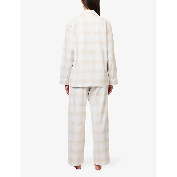 Derek Rose Kelburn Checked Cotton Pyjama Set