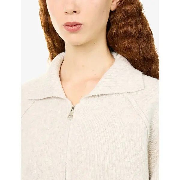 4TH & RECKLESS Madeleine Zip-up Knitted Cardigan