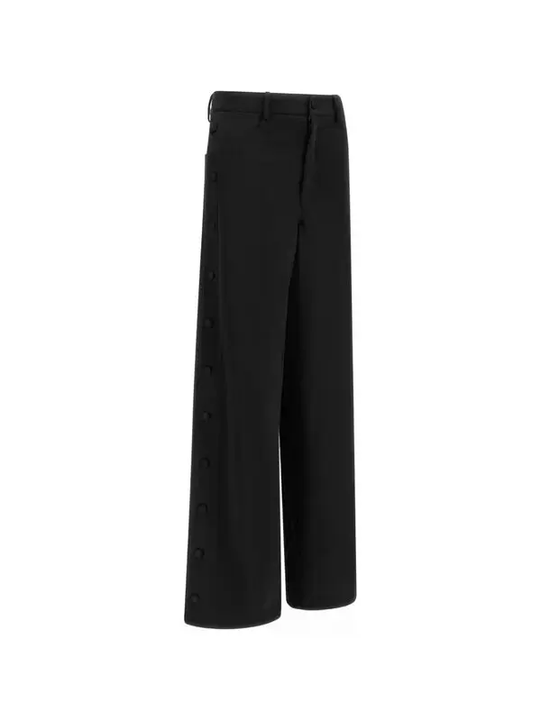 DI.LA3 PARI' Button-detail Wide-leg Trousers