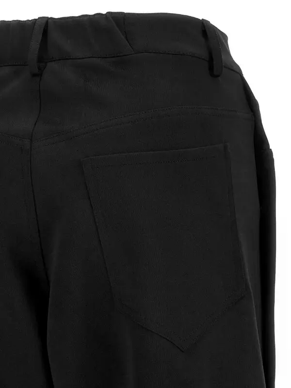 DI.LA3 PARI' Button-detail Wide-leg Trousers