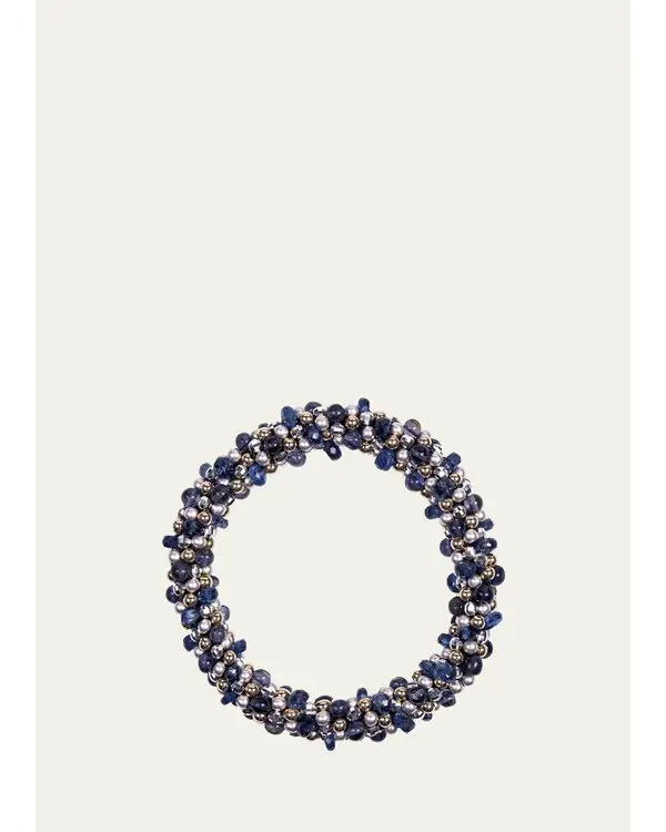 Meredith Frederick Iolite, Lapis And Kyanite Bracelet - Multi