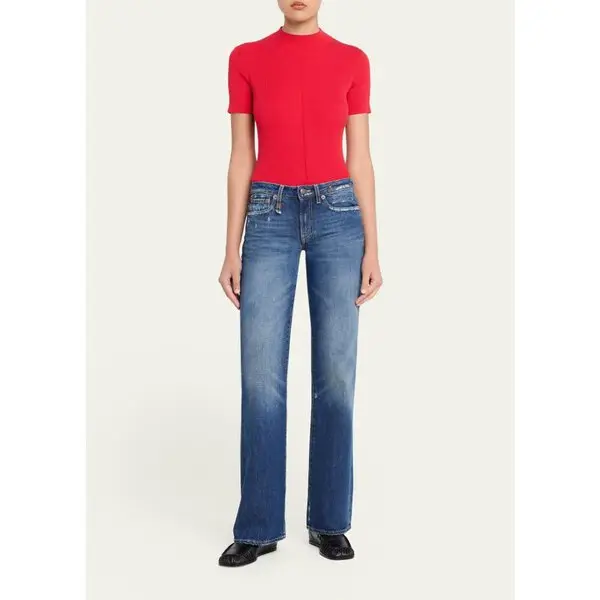 R13 Effie Low-rise Relaxed Straight Jeans