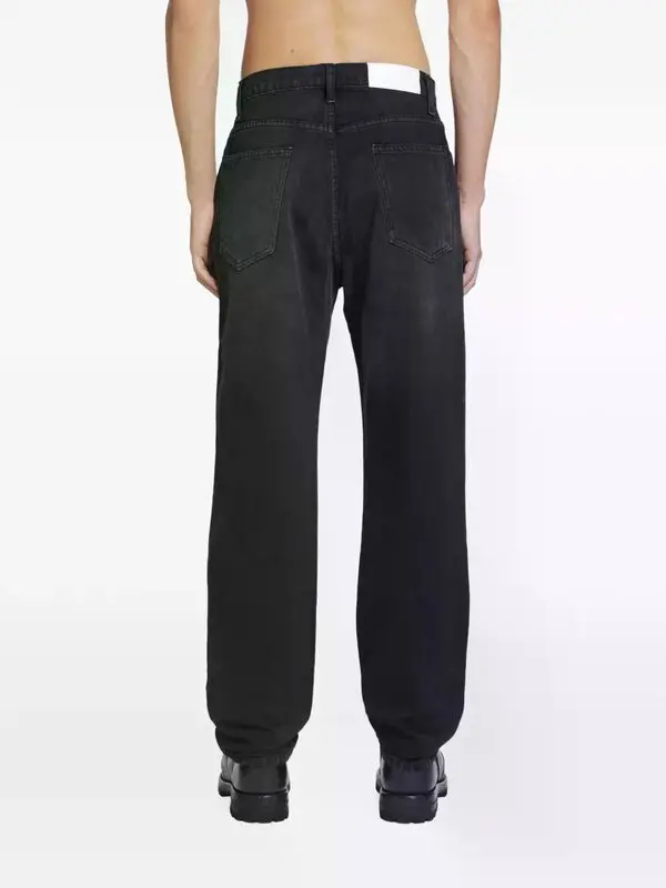 ALEXANDER DIGENOVA Painter Paint-splatter Jeans - Black