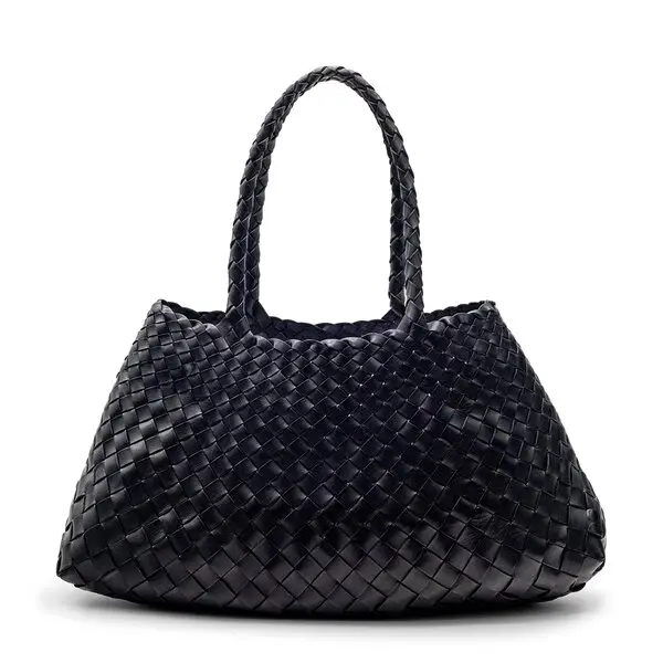 Dragon Diffusion Santa Croce Big Shoulder Handbag - Black