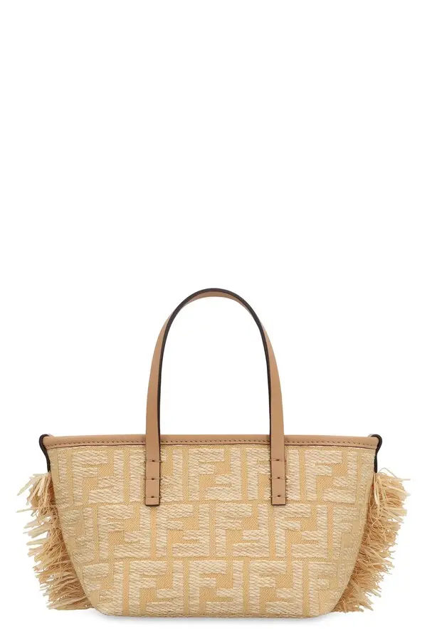Fendi Roll Mini Jacquard Handbag