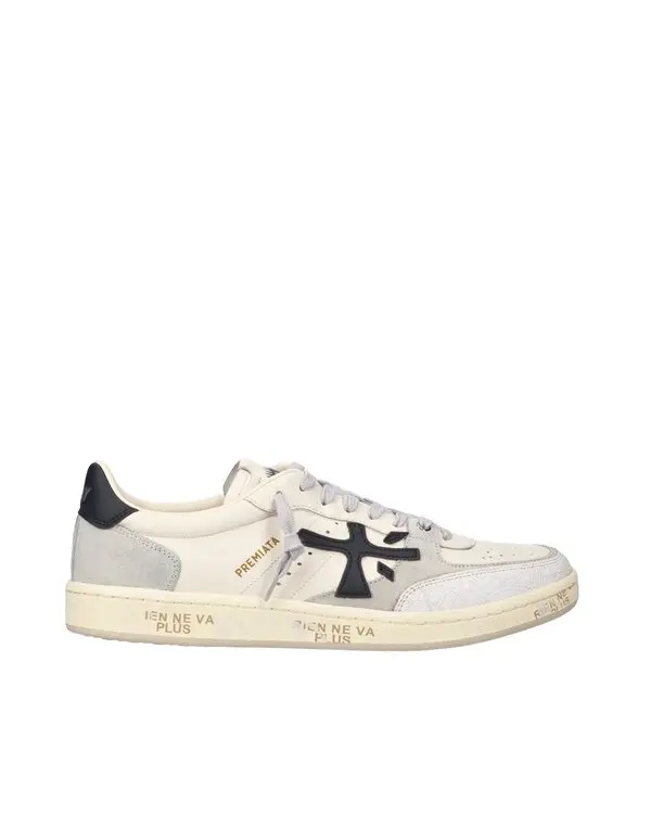 Premiata Low-top Leather Sneakers - White