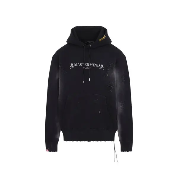 MASTERMIND WORLD Og Vintage Cotton Hoodie - Black