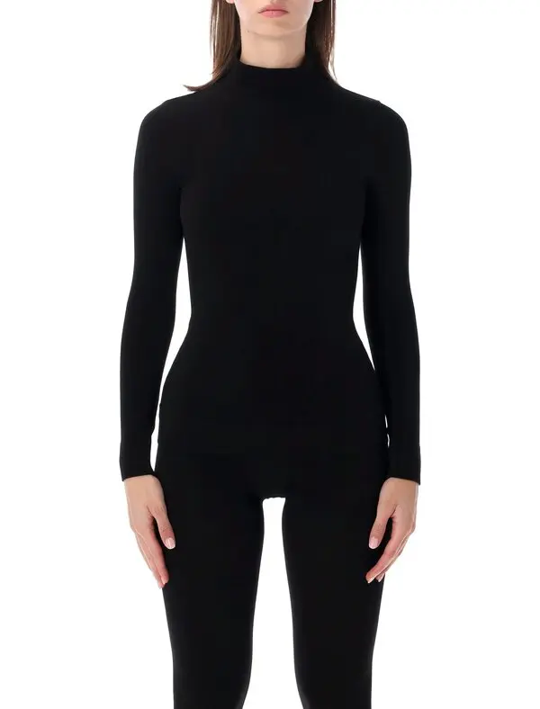 TOTEME Fitted Turtleneck Sweater - Nero