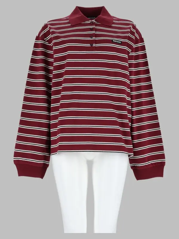 ROTATE BY BIRGER CHRISTENSEN Multicolor Organic Cotton Knit Sweatshirt For - Multicolour