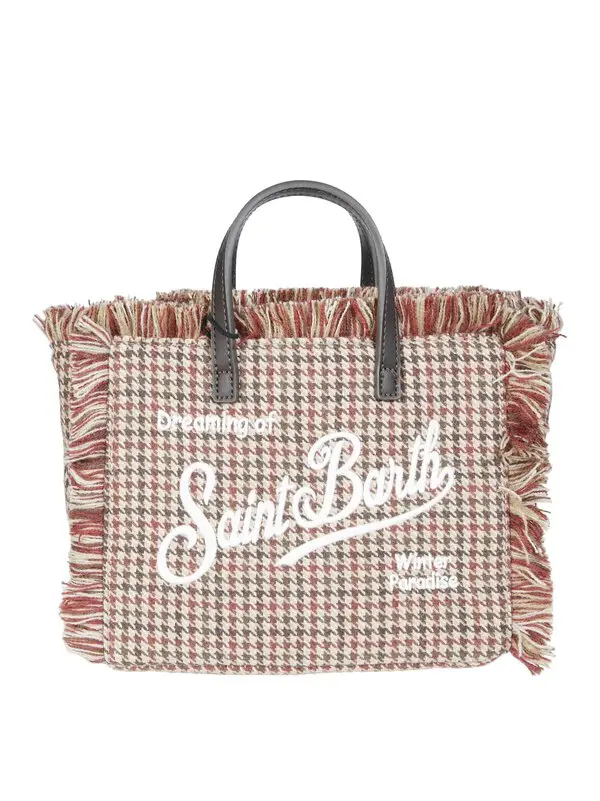 MC2 SAINT BARTH Mini Wool Vanity Bag - Multicolor