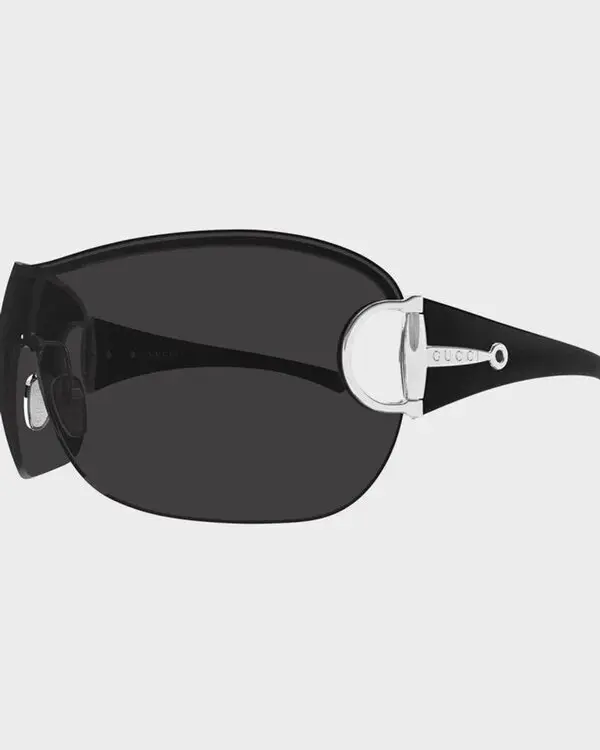 Gucci Apos;s Gg2174s-001 Frameless Mask Sunglasses - Silver