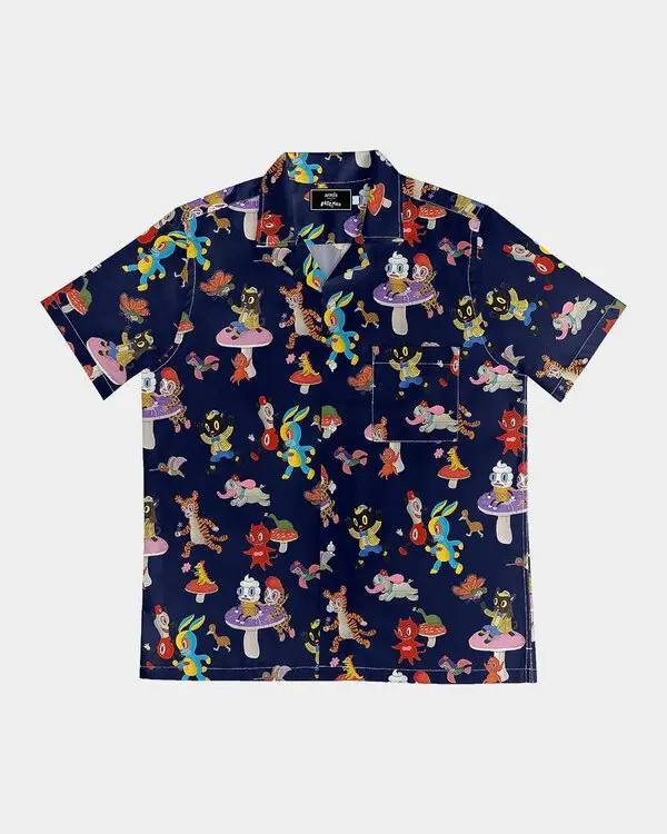 ARRELS BARCELONA Printed Regular-fit Camp Shirt