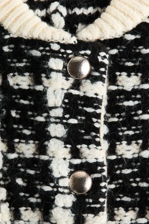 H&M Oversized Bouclé-knit Cardigan