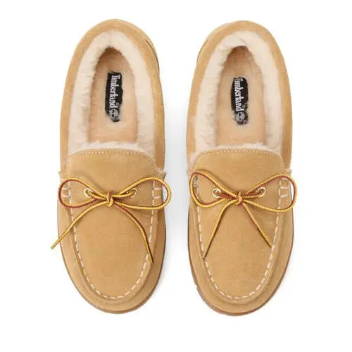 Timberland Genuine Suede Core 1 Eye Moc Slippers - Wheat
