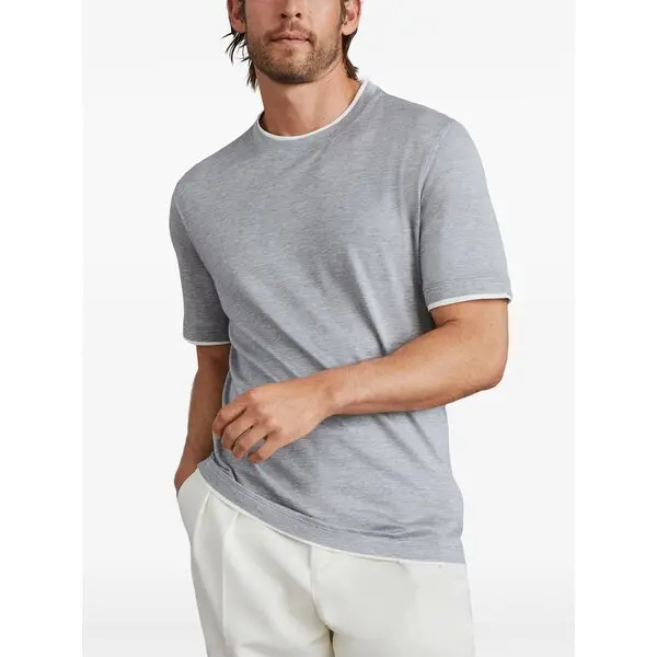 Brunello Cucinelli Grey T-shirts & Vests T-shirts