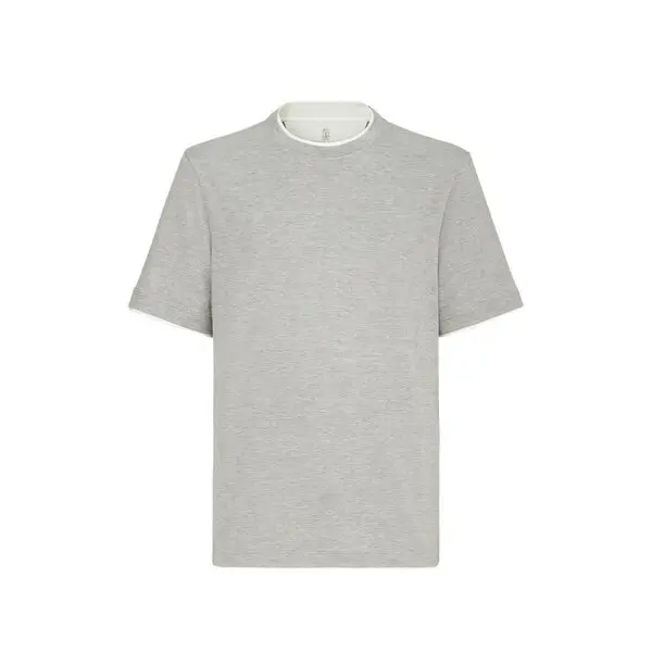 Brunello Cucinelli Grey T-shirts & Vests T-shirts - Gray