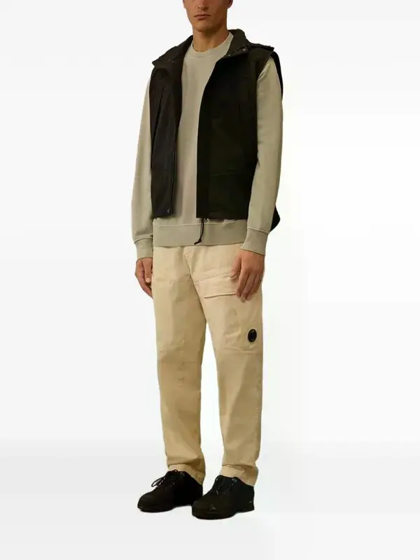 C.P. COMPANY Logo-embroidered Sweatshirt - Neutrals