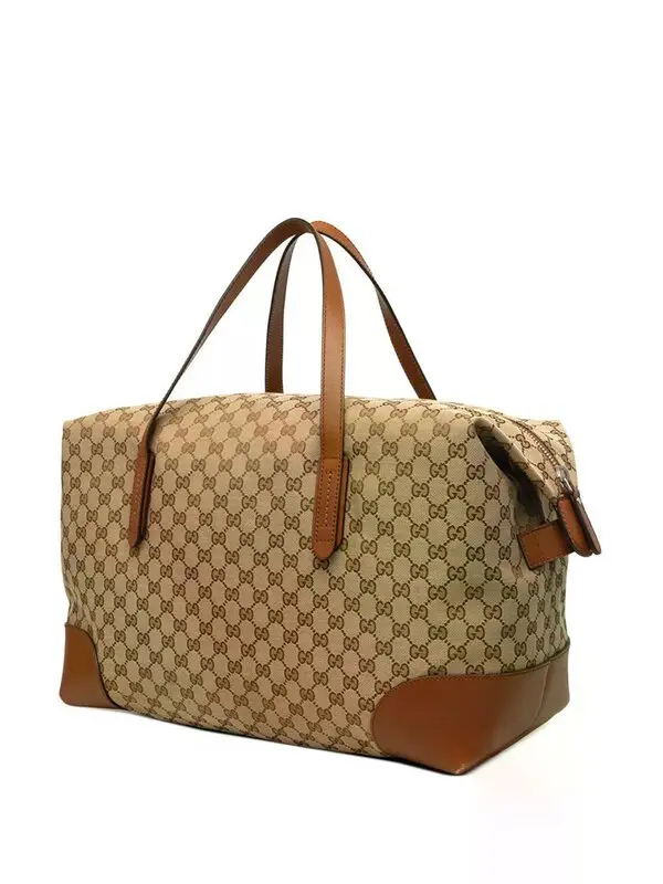Gucci 2000-2015 Gg Canvas Web Travel Bag