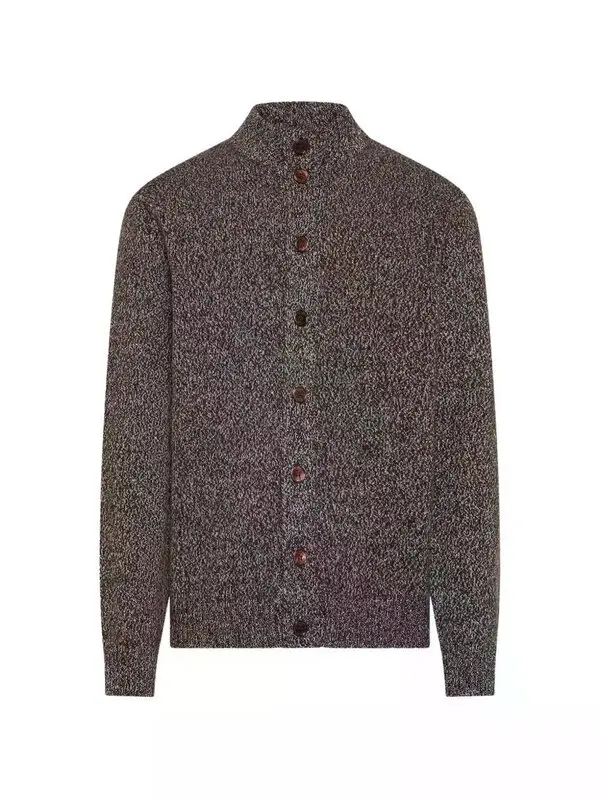 Seventy Marl-knit Button-up Cardigan