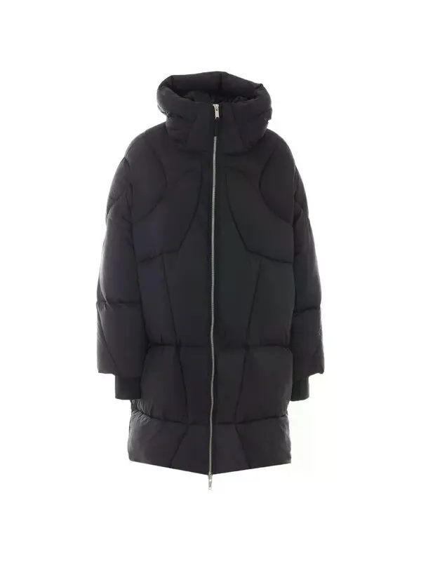 THOM KROM Padded Hooded Parka - Black