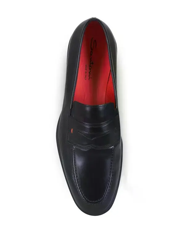 Santoni Suede Loafers