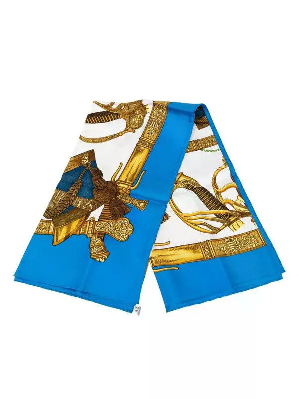 Hermès 1990-2000 Grand Uniforme Silk Scarf 90 Scarves