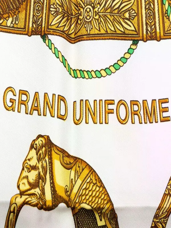 Hermès 1990-2000 Grand Uniforme Silk Scarf 90 Scarves