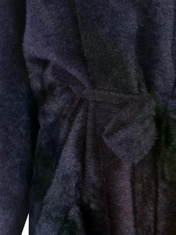 Emporio Armani Belted Faux-fur Coat
