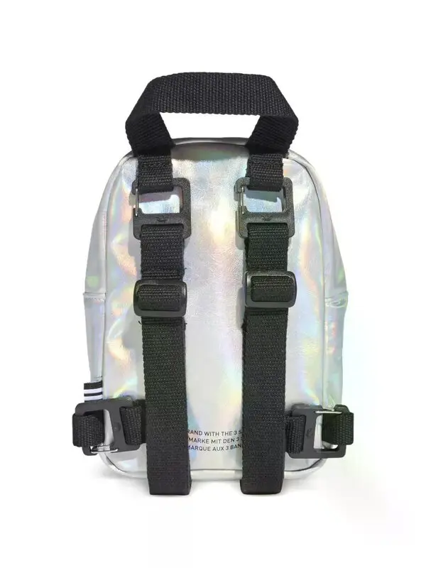 Adidas Iridescent-effect Logo-print Backpack