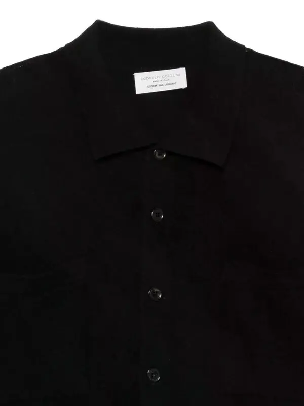 ROBERTO COLLINA Button-up Wool Shirt