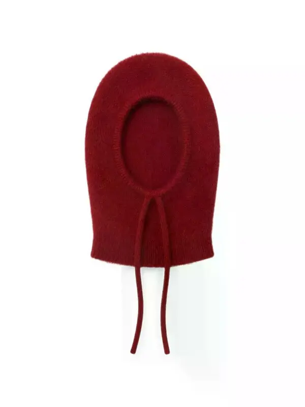 Chinti & Parker Brushed-knit Drawstring Balaclava