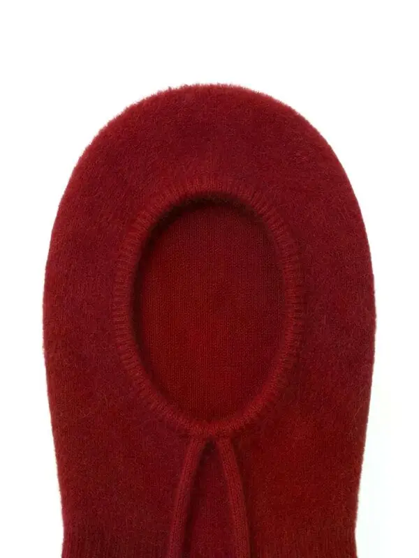 Chinti & Parker Brushed-knit Drawstring Balaclava