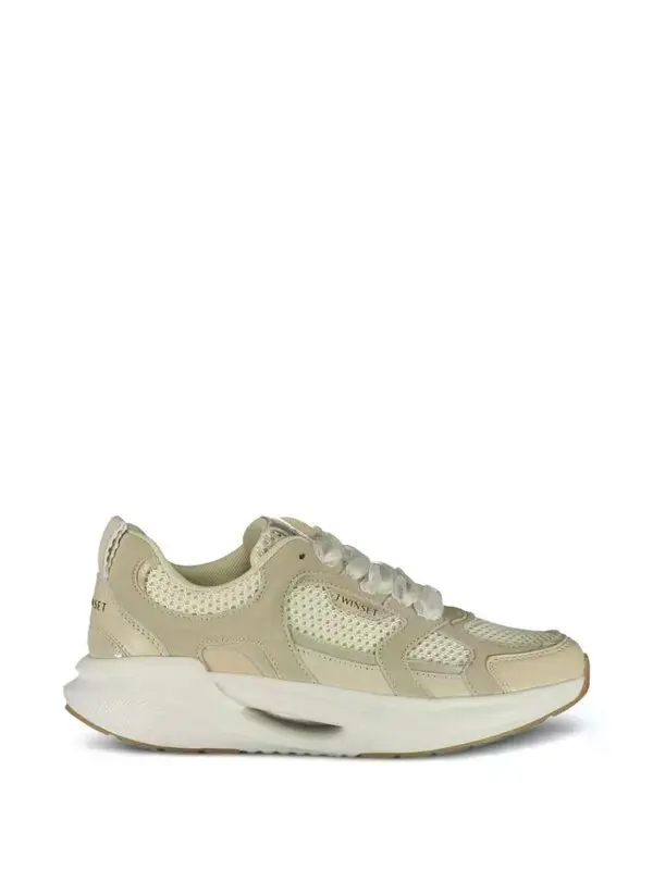 TWINSET Mesh Panelled Sneakers - Neutrals