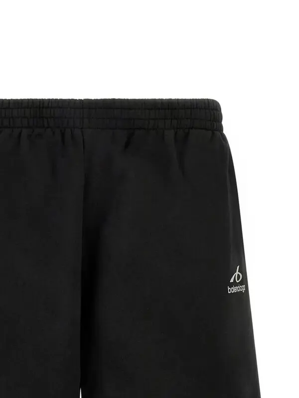 Balenciaga Logo-print Jersey Shorts