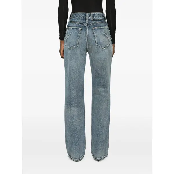 Alaïa Denim Straight-leg Jeans