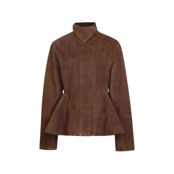 Alaïa Jackets Leather Jackets - Chocolat