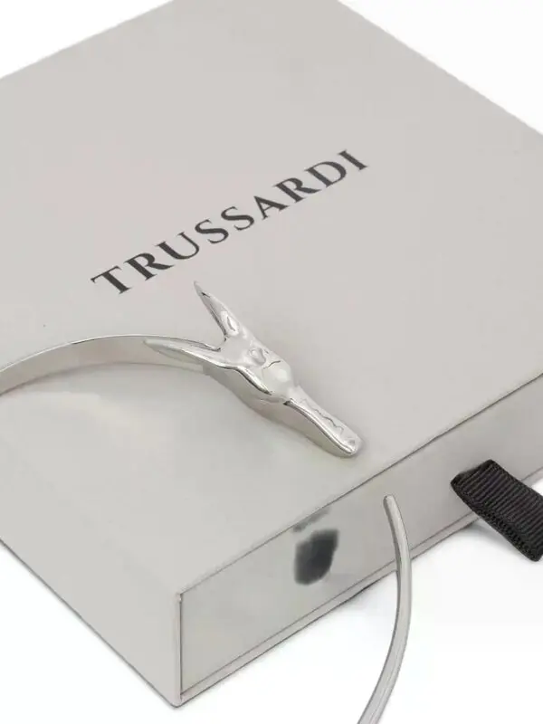 TRUSSARDI Greyhound-motif Choker Necklace