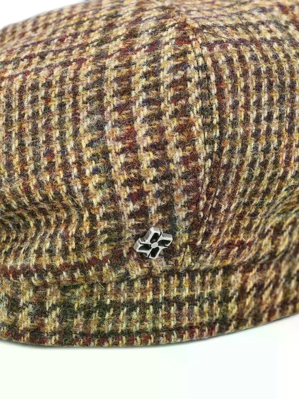 Tagliatore Check Virgin Wool Hat