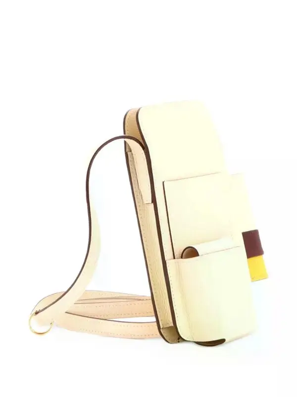 Hermès Hermesway Phone Case Crossbody Bag Epsom Clutch Bag - Neutrals