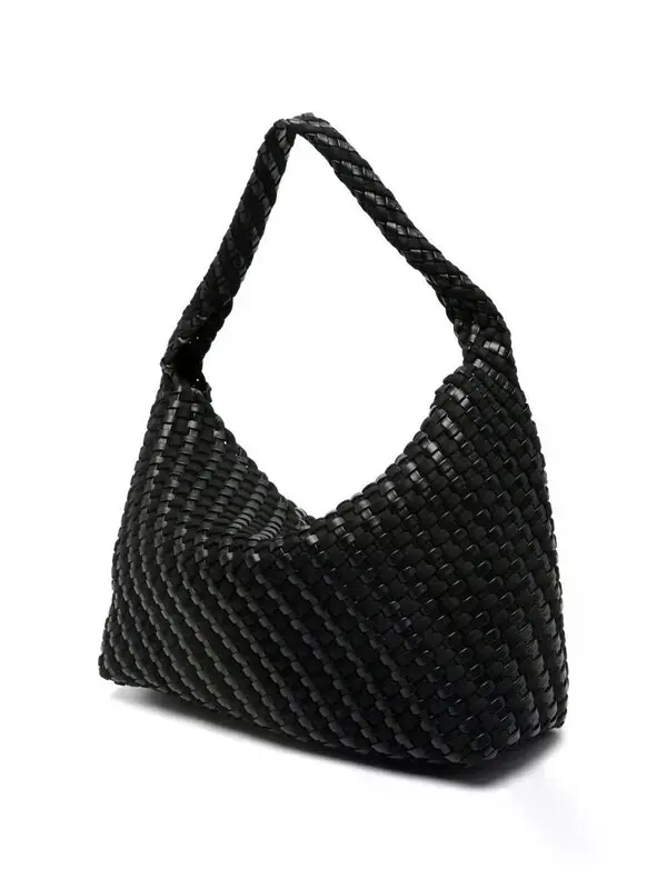Just Cavalli Woven Logo-charm Shoulder Bag