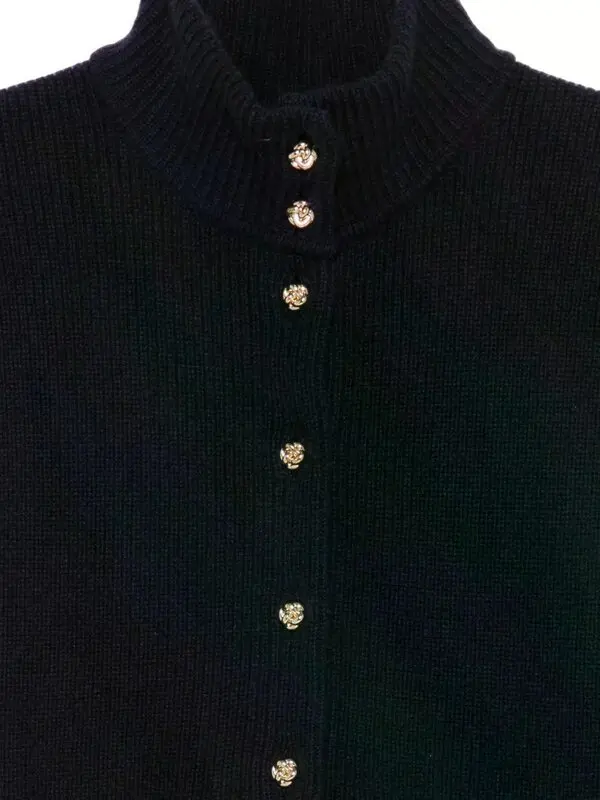 Sandro Ribbed-knit Buttoned Vest